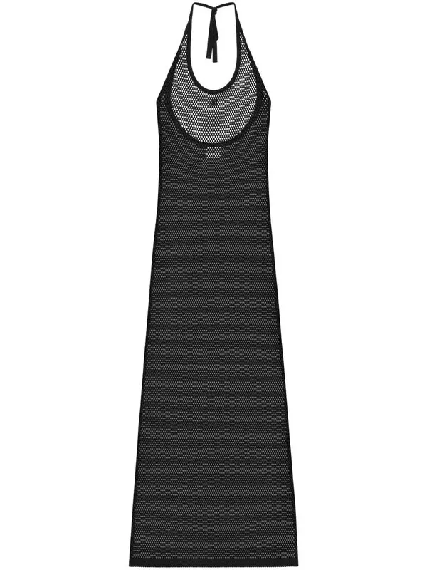 COURREGES Cotton Long Tank Dress - Black
