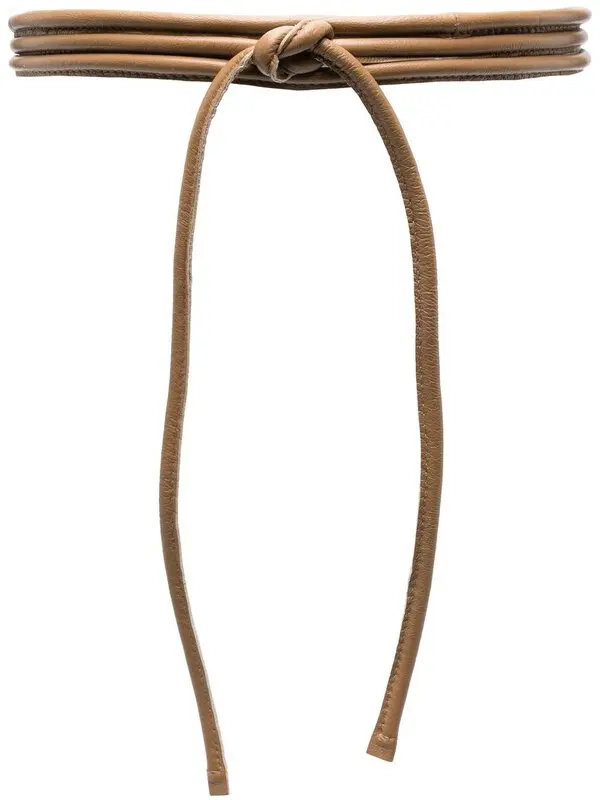 FURLING BY GIANI Filo Leather Belt - Camel
