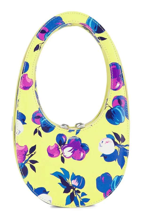 Coperni Mini Printed Swipe Bag - Print Yellow Flowers