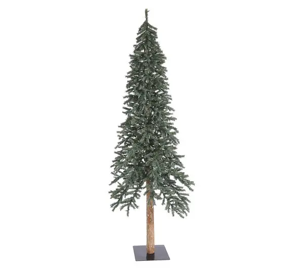 VICKERMAN 8' Natural Bark Alpine Artificial Christmas Tree