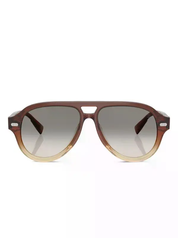 Brunello Cucinelli Logo-print Sunglasses