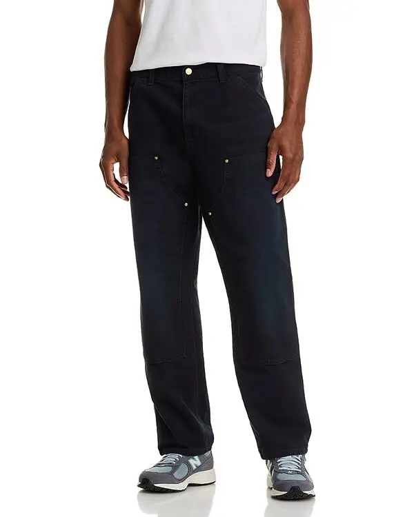 Carhartt Work In Progress Double Knee Pant - Black Stone Canvas