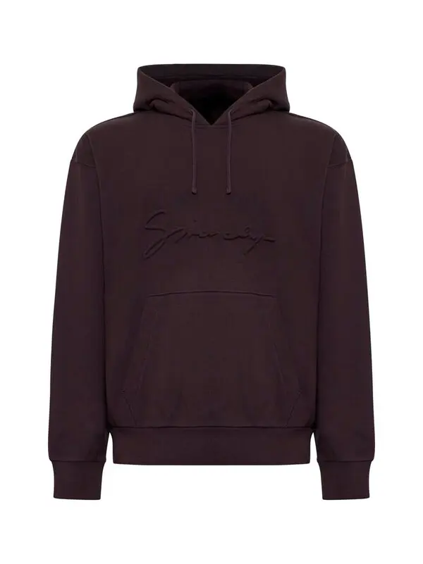 Givenchy Logo Embroidered Cotton Hoodie