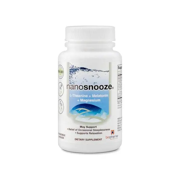 BIOPHARMA SCIENTIFIC Nanosnooze Melatonin + Magnesium + L-theanine 60 Capsules