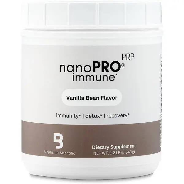 BIOPHARMA SCIENTIFIC Nanopro Prp Immune Vanilla Bean 540 Grams