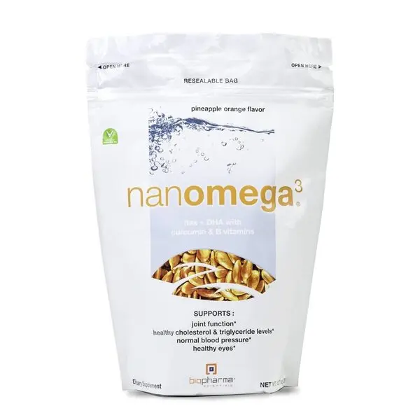 BIOPHARMA SCIENTIFIC Nanomega3 Pineapple Orange 360 Grams