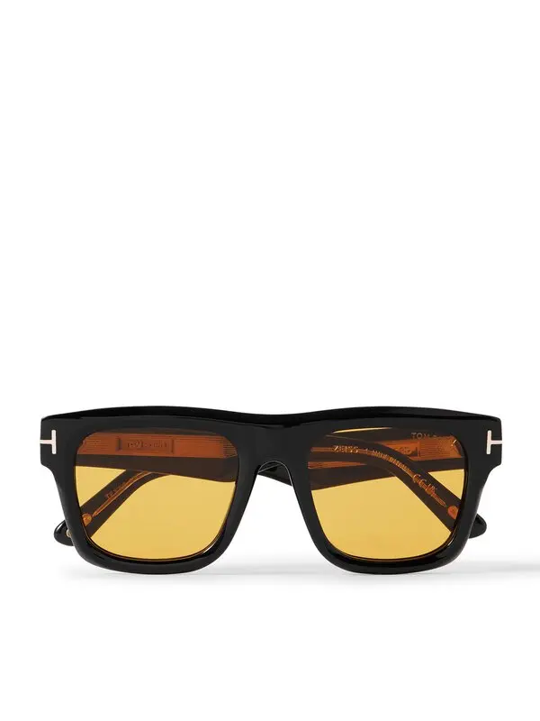 TOM FORD Square-frame Acetate Sunglasses - Black