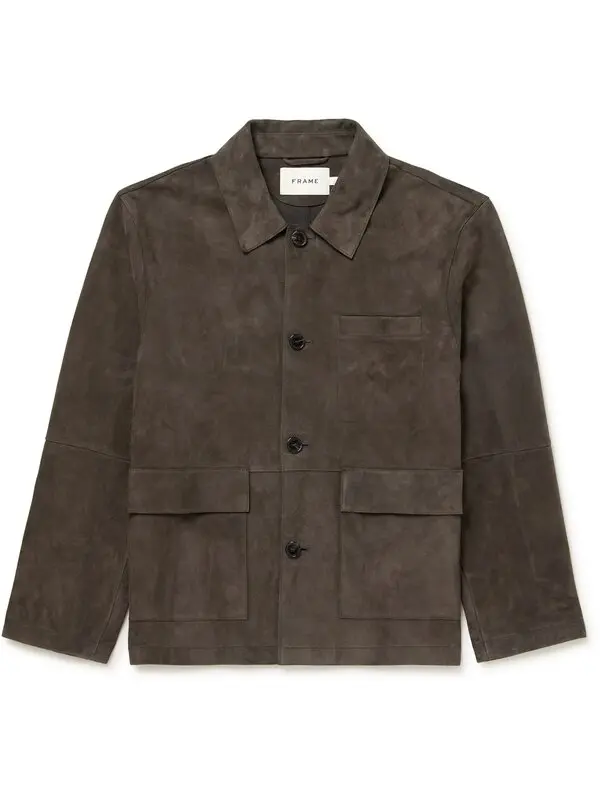 FRAME Suede Chore Jacket