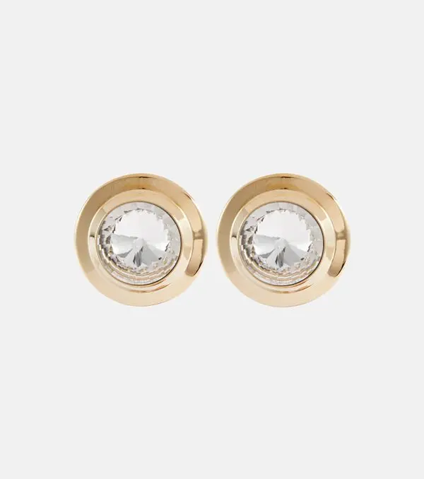 Miu Miu Crystal-embellished Stud Earrings