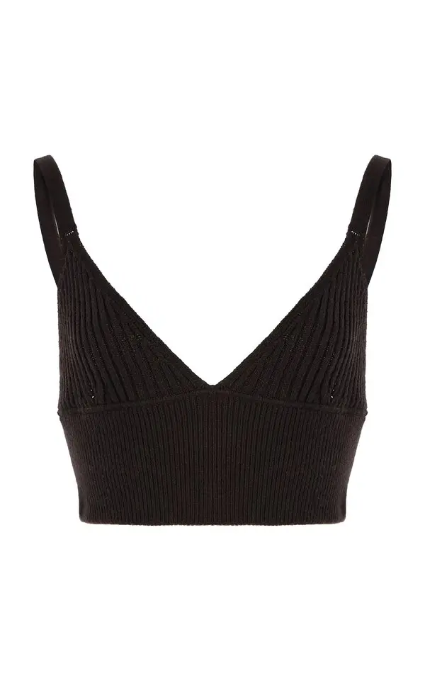 Michael Kors Cashmere Bralette - Brown