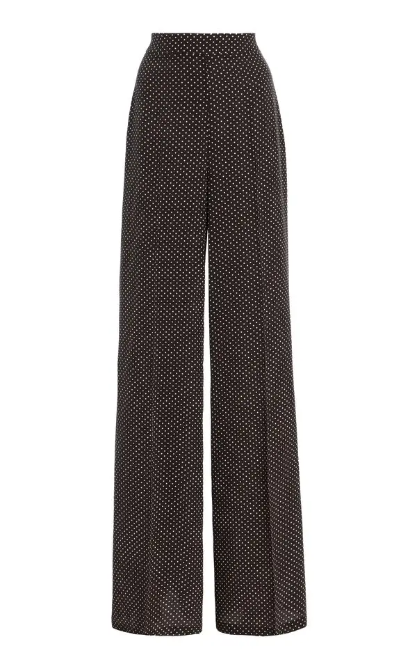 Michael Kors Crepe De Chine Wide-leg Pants