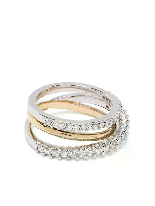 SWAROVSKI Hyperbola Multi-band Ring - Silver