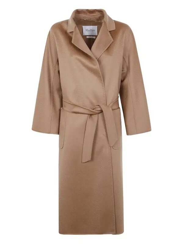 Max Mara Single-breasted Cashmere Coat - Brown