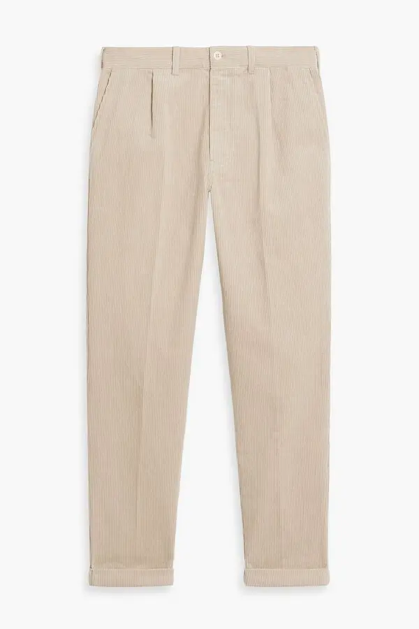 ALEX MILL Cotton-corduroy Pants - Beige
