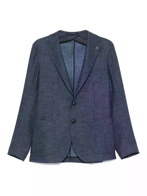 Tagliatore Single-breasted Blazer - Blue