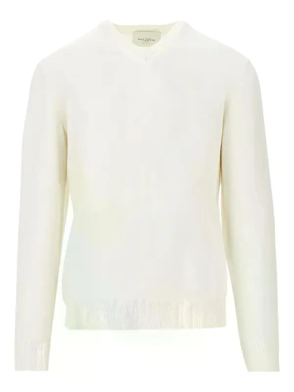 BALLANTYNE V-neck Sweater - White