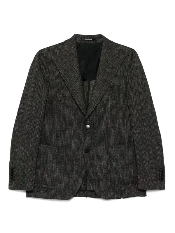 Tagliatore Single-breasted Blazer - Green