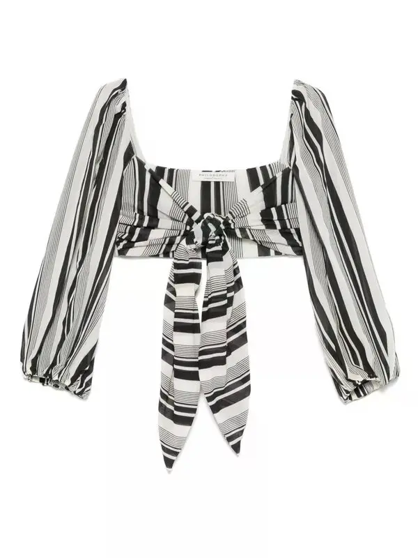 Philosophy Di Lorenzo Serafini Striped Crop Top