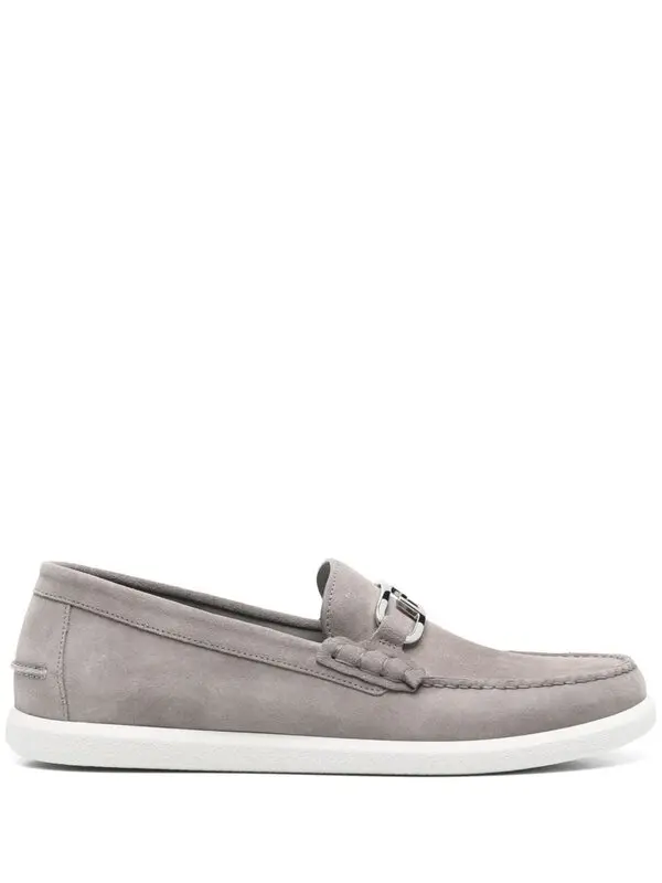 Fendi O'lock Loafers - Grey