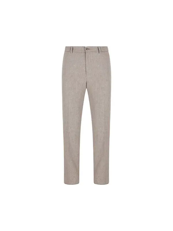 Tagliatore Virgin Wool Trousers - Grey
