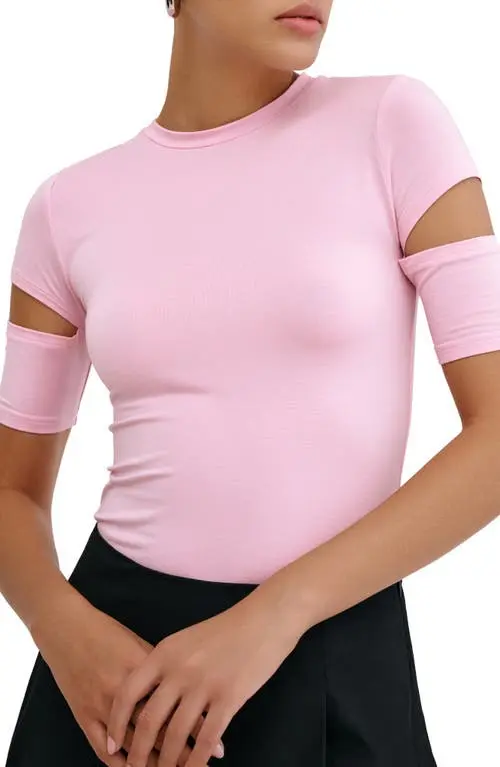 MARCELLA Esme Sleeve Cutout Top - Mauve