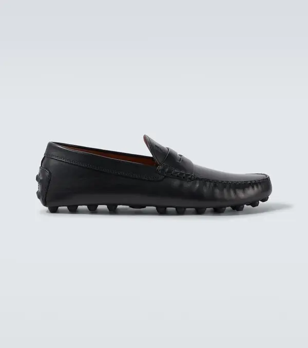 TOD'S Gommino Bubble Leather Driving Shoes