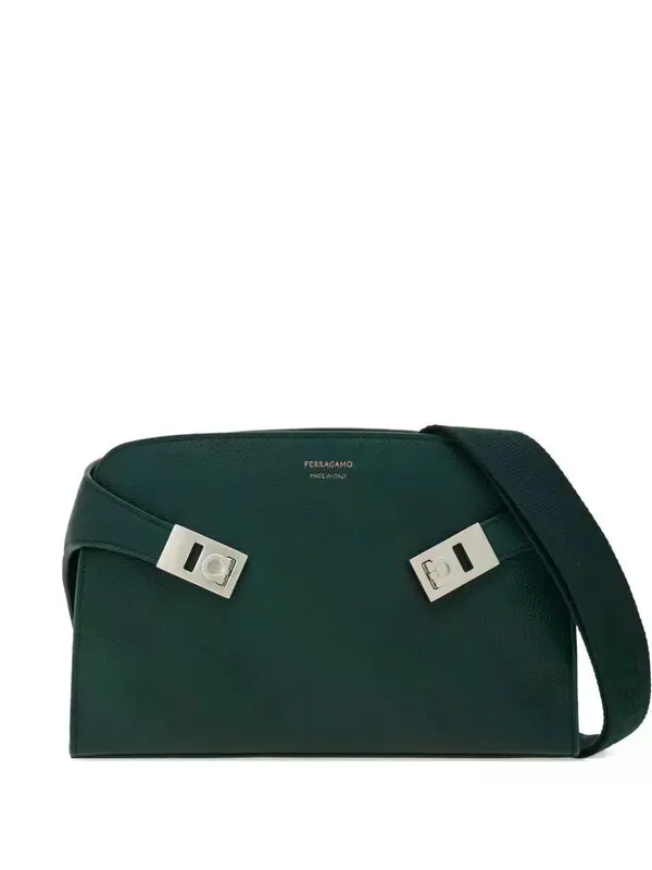 FERRAGAMO Hug Messenger Bag - Green