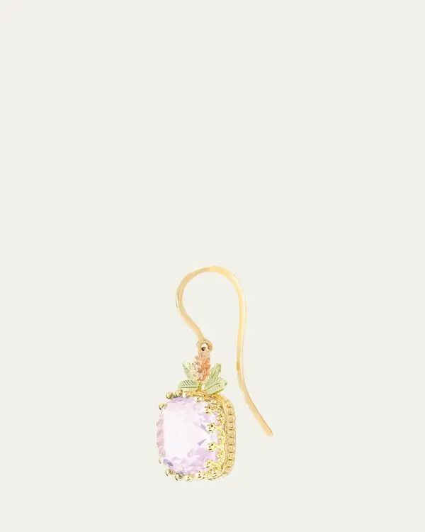 MELLERIO 18k Yellow Gold Quartz Single Earring