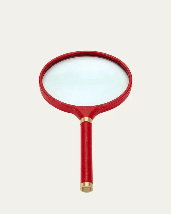 Assouline Archival Leather Magnifying Glass