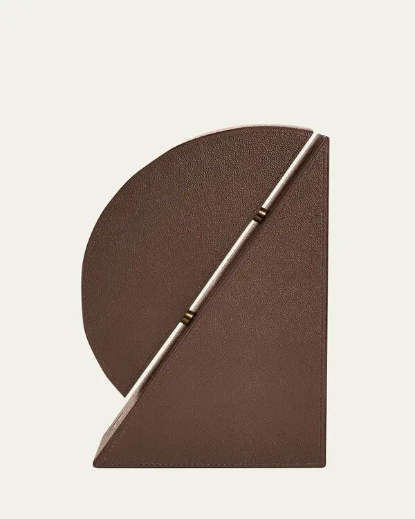 Assouline Cubist R Leather Bookend