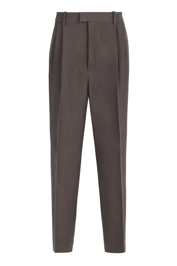 Bottega Veneta Wool Trousers - Grey