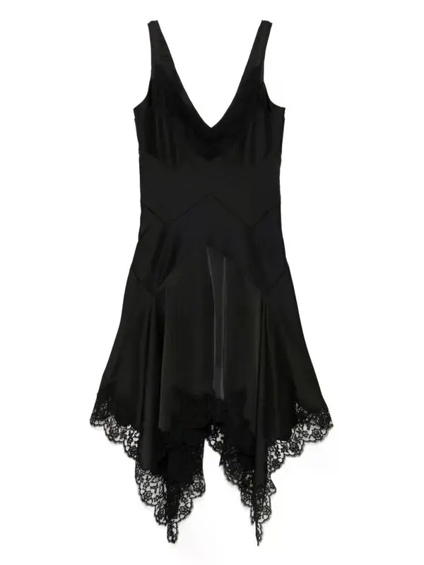 Monse Triangle Laced Mini Dress