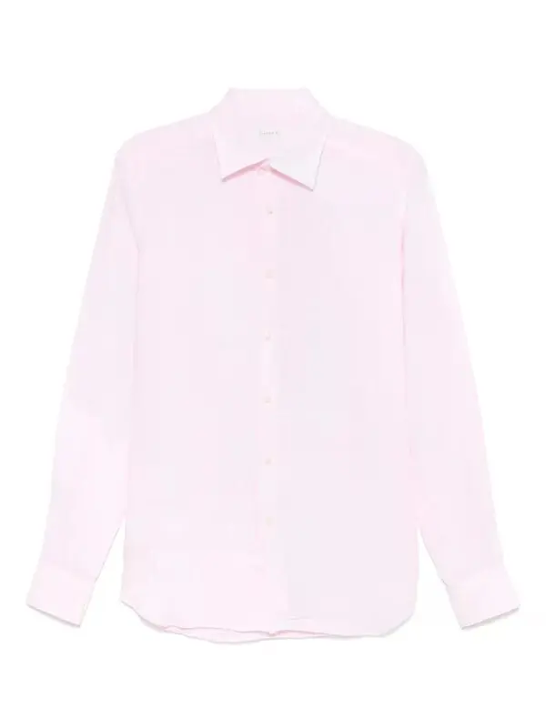 GLANSHIRT Linen Shirt - Pink