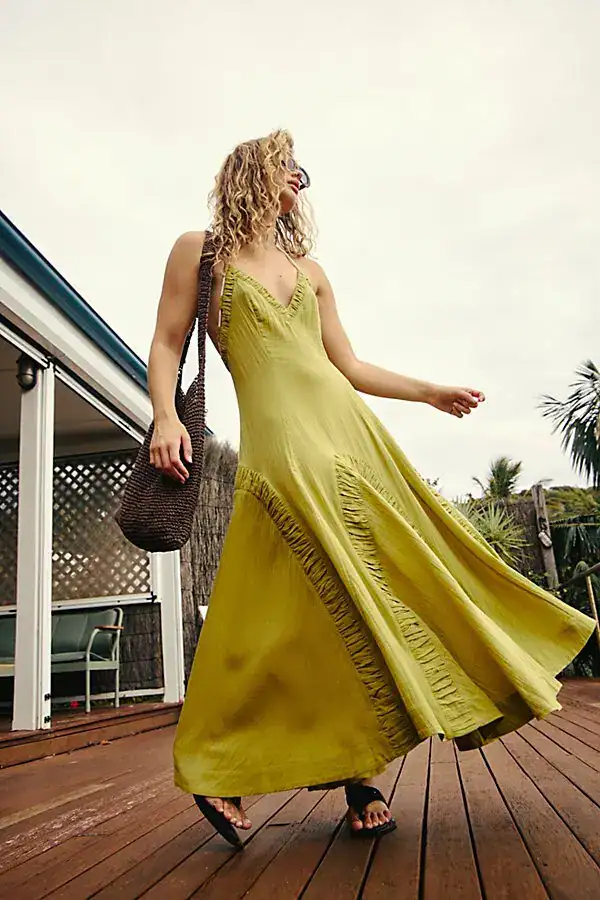 knee length dresses for ladies Rove Alma Midi Dress main image 1
