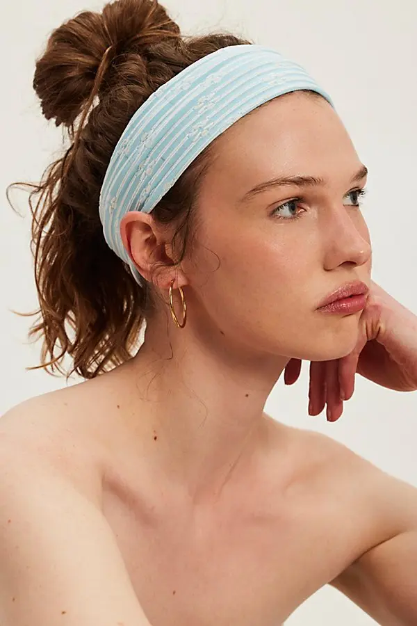 Free People Capri Soft Headband - Sky