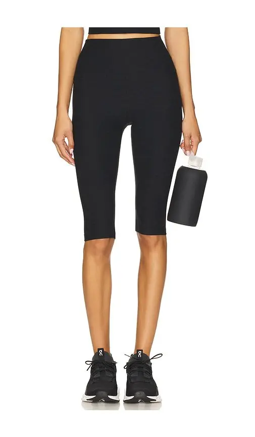 Beyond Yoga High Waisted Pedal Pusher Legging In Black