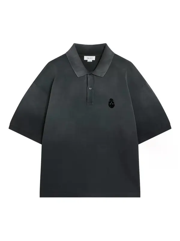 Alexander McQueen Cotton Polo Shirt - Black
