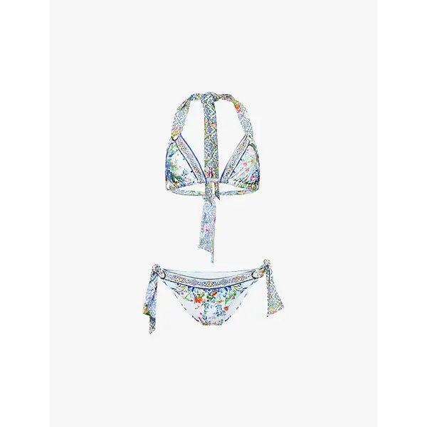 Camilla Eyelet Tie Bikini Set