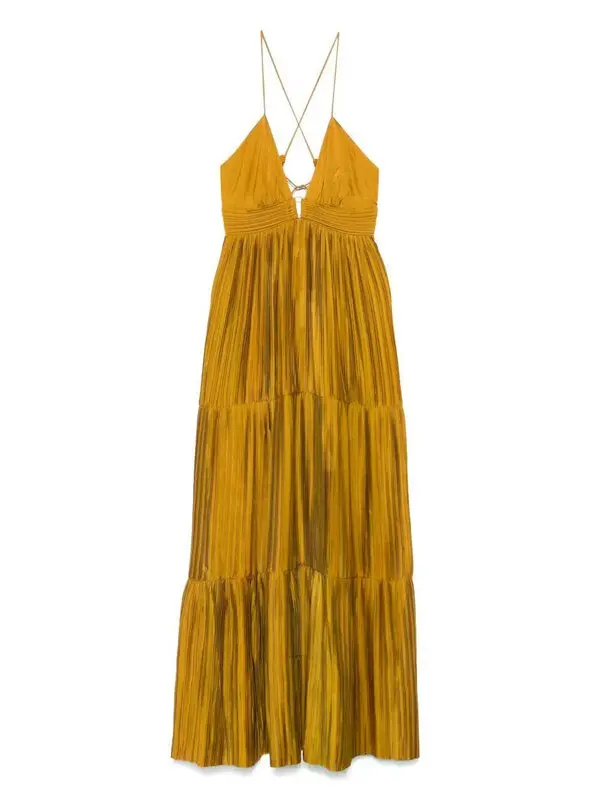 Ba&sh Wasta Midi Dress - Yellow