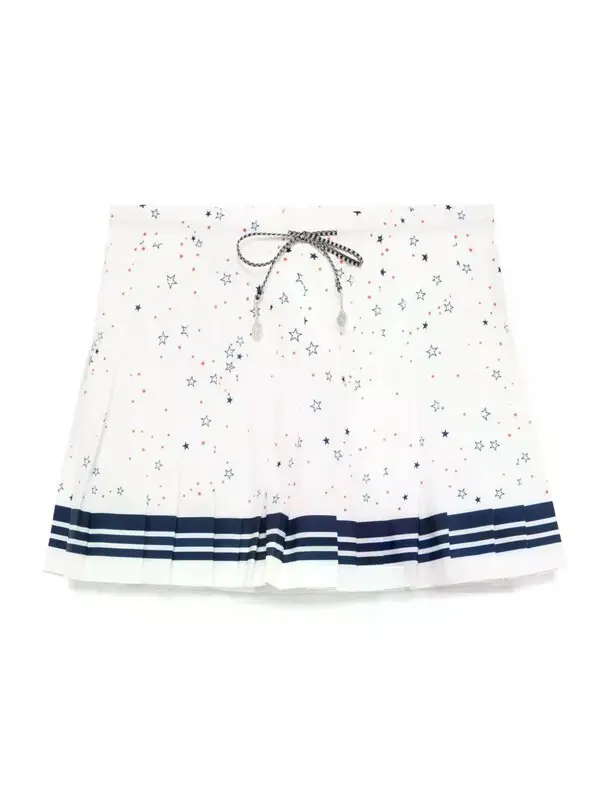 The Upside Mini Stellarium Valetta Striped Skirt - White