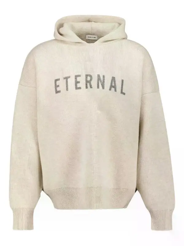 Fear Of God Eternal Knit Hoodie - Neutrals