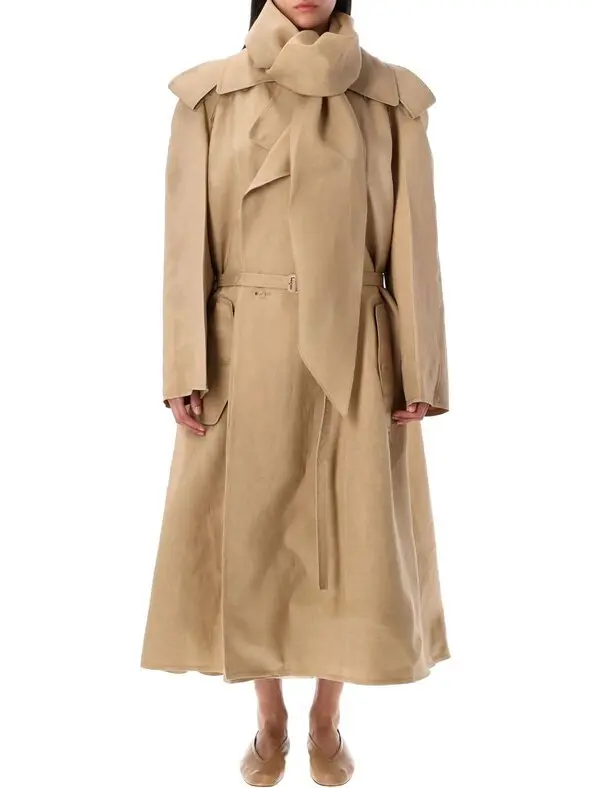 Carven Scarf Trench - Beige