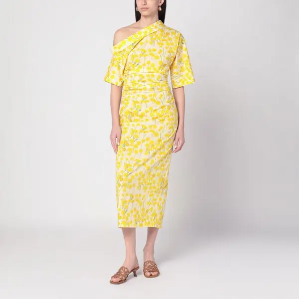 Bernadette Bowery Floral-print Midi Dress