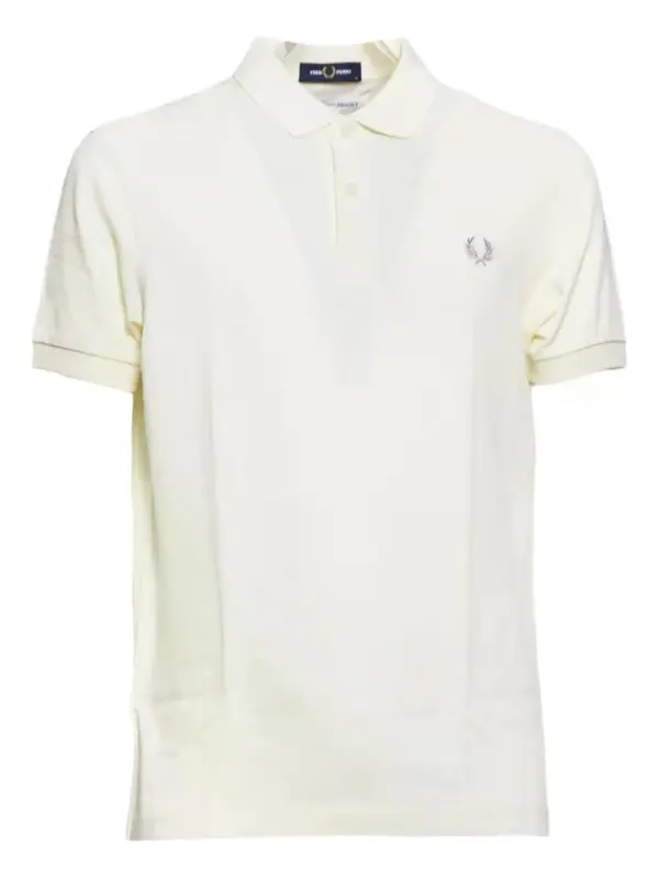 Comme Des Garçons X Fred Perry Cotton Polo Shirt - White