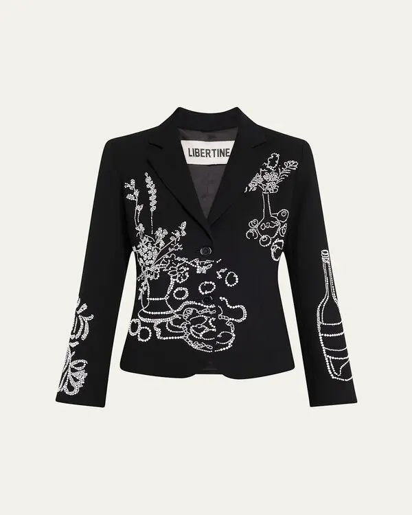 Libertine Still Life Crystal Clean Short Jacket