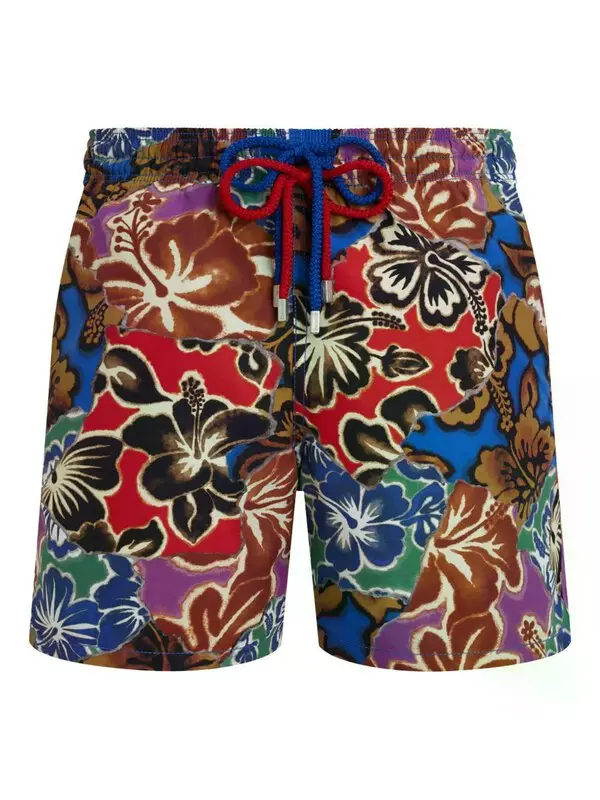 Vilebrequin Patchwork Swim Shorts - Blue