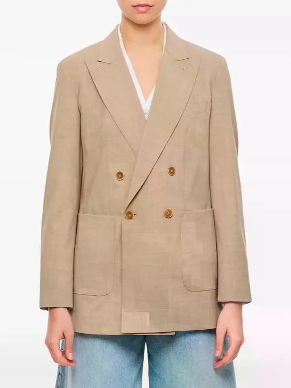 Max Mara Double-breasted Blazer - Neutrals