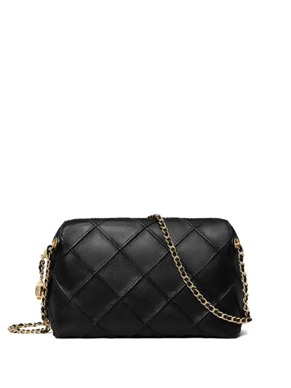 Tory Burch Fleming Leather Crossbody Bag - Black