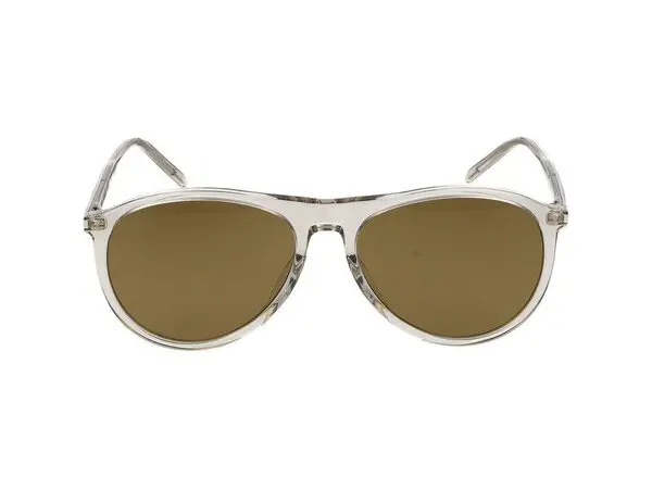 Saint Laurent Sl 667 Sunglasses - Beige Beige Brown