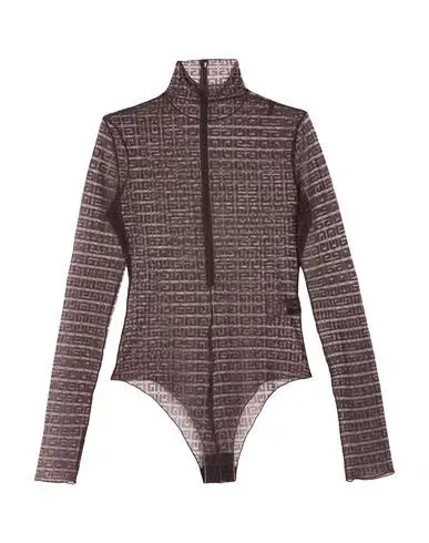 Givenchy Bodysuit In Polyamide And Elastane - Brown